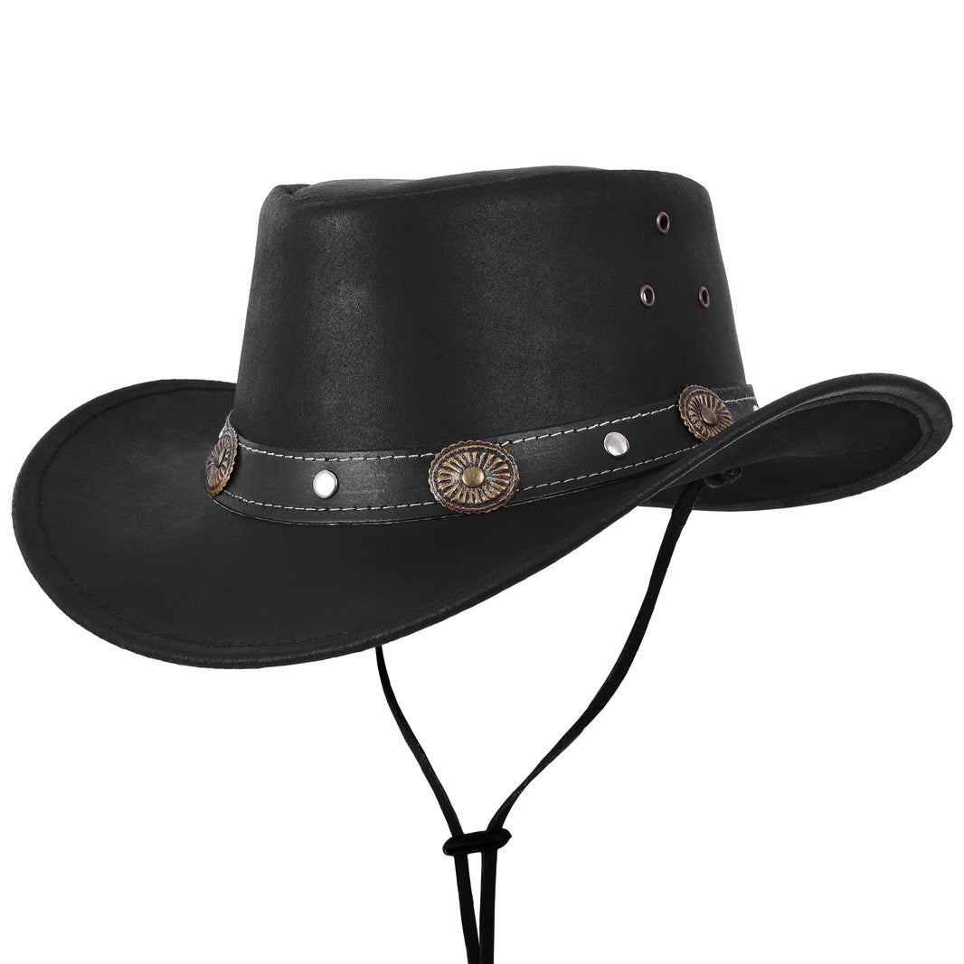 Cowhide Cowboy Hats | Leather Cowboy Hats For Men – Corvus Store